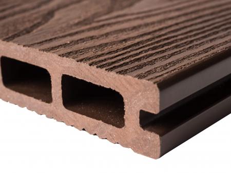 Wood Grain Victorian Brown Composite Decking 2.9m x 140mm