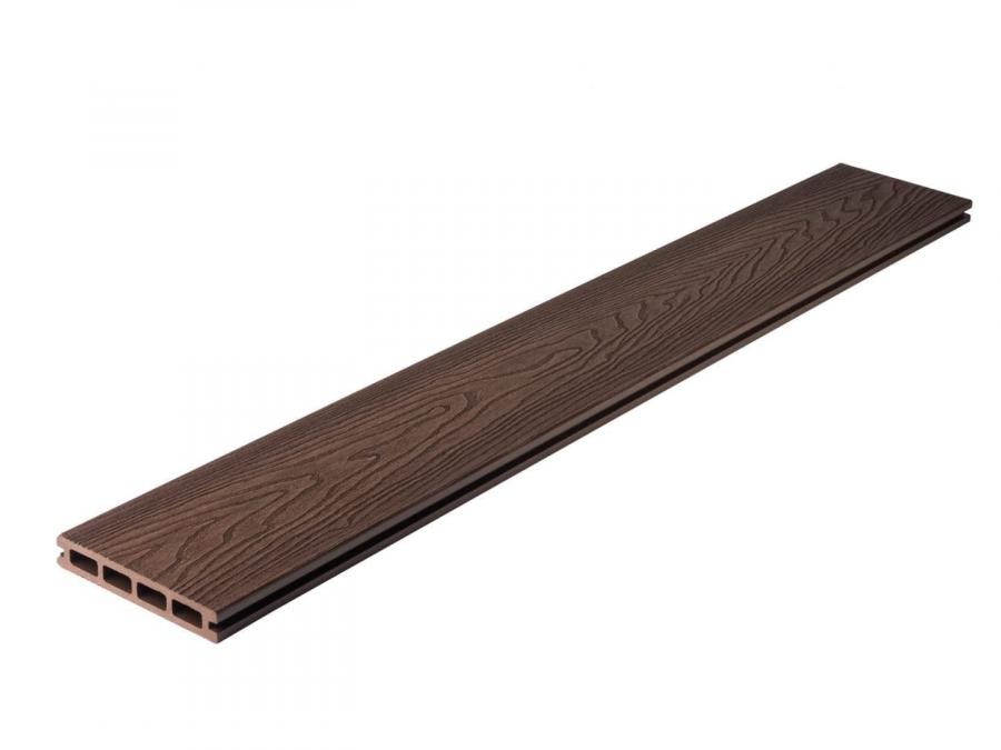 Wood Grain Victorian Brown Composite Decking 2.9m x 140mm