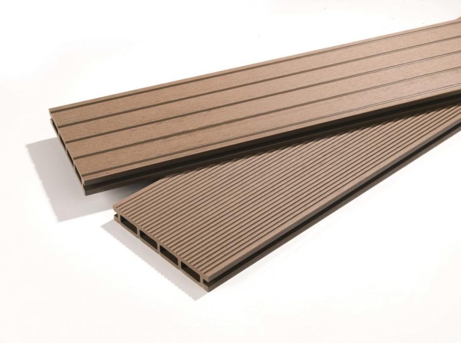 Walnut Brown Composite Decking - Deckorum